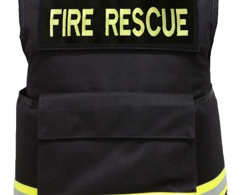 One Size Body Armor Ballistic Vest for Fire Department and EMS